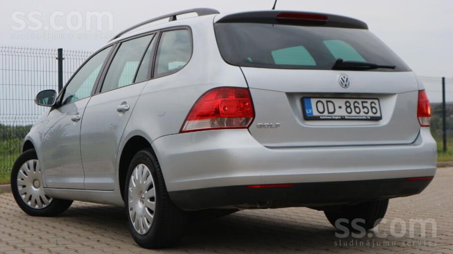 Volkswagen Golf 2009 Rīga, ar dzinēja tilpumu 1.90 L un nobraukumu 292 tūkst. km par 3599 €, foto 11 vietnē AUTOMOTO.COM.LV