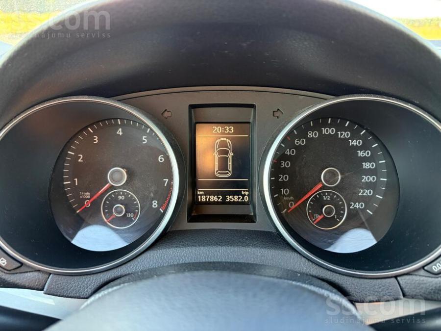 Volkswagen Golf 2012 in Riga, with an engine capacity of 1.40 L and mileage of 188 thousand km for 2000 €, photo 12 on AUTOMOTO.COM.LV