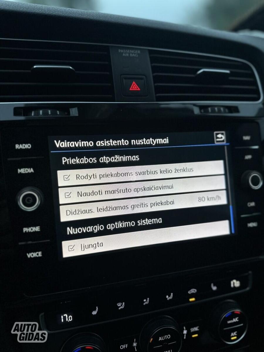 Volkswagen Golf 2020 in Vilnius, with an engine capacity of 2.00 L and mileage of 296 thousand km for 4300 €, photo 11 on AUTOMOTO.COM.LV