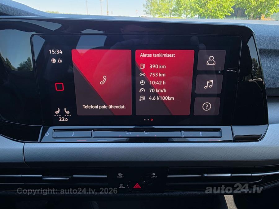 Volkswagen Golf 2021 Tallina, ar dzinēja tilpumu 2.00 L un nobraukumu 139 tūkst. km par 19900 €, foto 13 vietnē AUTOMOTO.COM.LV