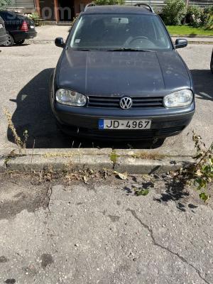 Blue Volkswagen golf-variant 2000 in Liepaja, with an engine capacity of 1.90 L and mileage of 0 thousand km for 450 €, photo  on AUTOMOTO.COM.LV