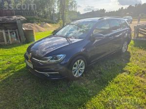 Blue Volkswagen golf-variant 2018 in Riga, with an engine capacity of 1.40 L and mileage of 192 thousand km for 11500 €, photo  on AUTOMOTO.COM.LV