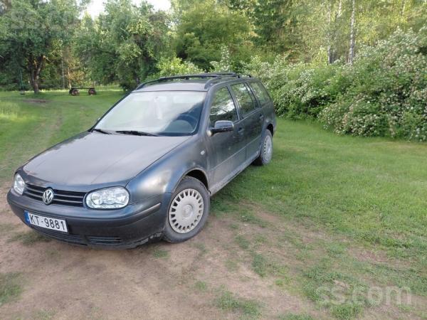 Green Volkswagen golf-variant 2001 in Daugavpils, with an engine capacity of 1.90 L and mileage of 417 thousand km for 1500 €, photo 4 on AUTOMOTO.COM.LV