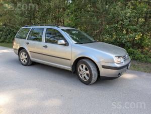 Grey Volkswagen golf-variant 2002 in Riga, with an engine capacity of 1.90 L and mileage of 262 thousand km for 1450 €, photo  on AUTOMOTO.COM.LV