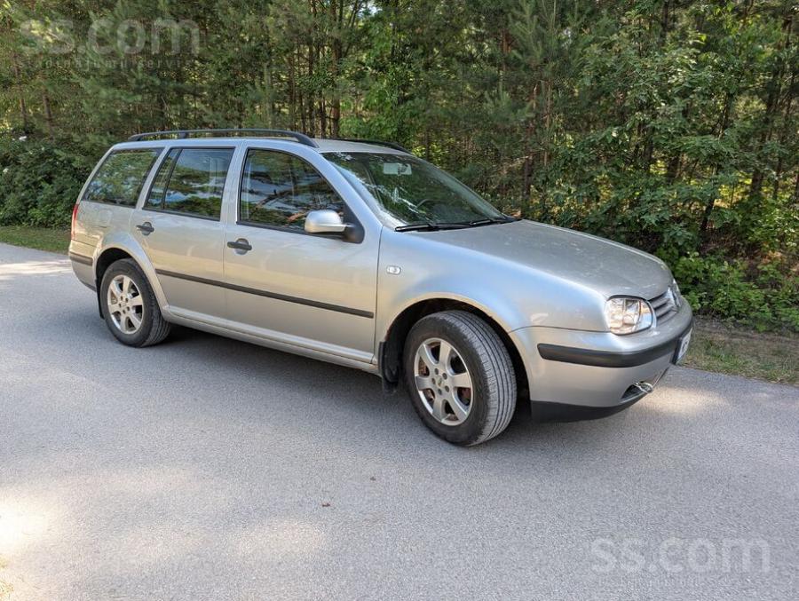 Pelēks Volkswagen golf-variant 2002 Rīga, ar dzinēja tilpumu 1.90 L un nobraukumu 262 tūkst. km par 1450 €, foto 1 vietnē AUTOMOTO.COM.LV