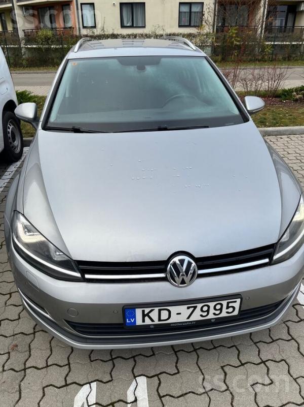 Grey Volkswagen golf-variant 2015 in Riga, with an engine capacity of 1.40 L and mileage of 210 thousand km for 7850 €, photo 6 on AUTOMOTO.COM.LV