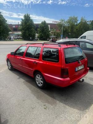 Red Volkswagen golf-variant 1998 in Jurmala, with an engine capacity of 1.90 L and mileage of 307 thousand km for 4400 €, photo 4 on AUTOMOTO.COM.LV