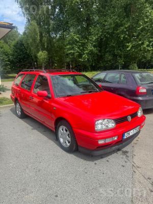 Red Volkswagen golf-variant 1998 in Jurmala, with an engine capacity of 1.90 L and mileage of 307 thousand km for 4400 €, photo 5 on AUTOMOTO.COM.LV