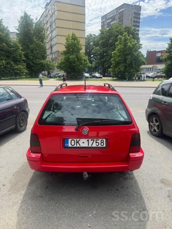 Sarkans Volkswagen golf-variant 1998 Jūrmala, ar dzinēja tilpumu 1.90 L un nobraukumu 307 tūkst. km par 4400 €, foto 5 vietnē AUTOMOTO.COM.LV