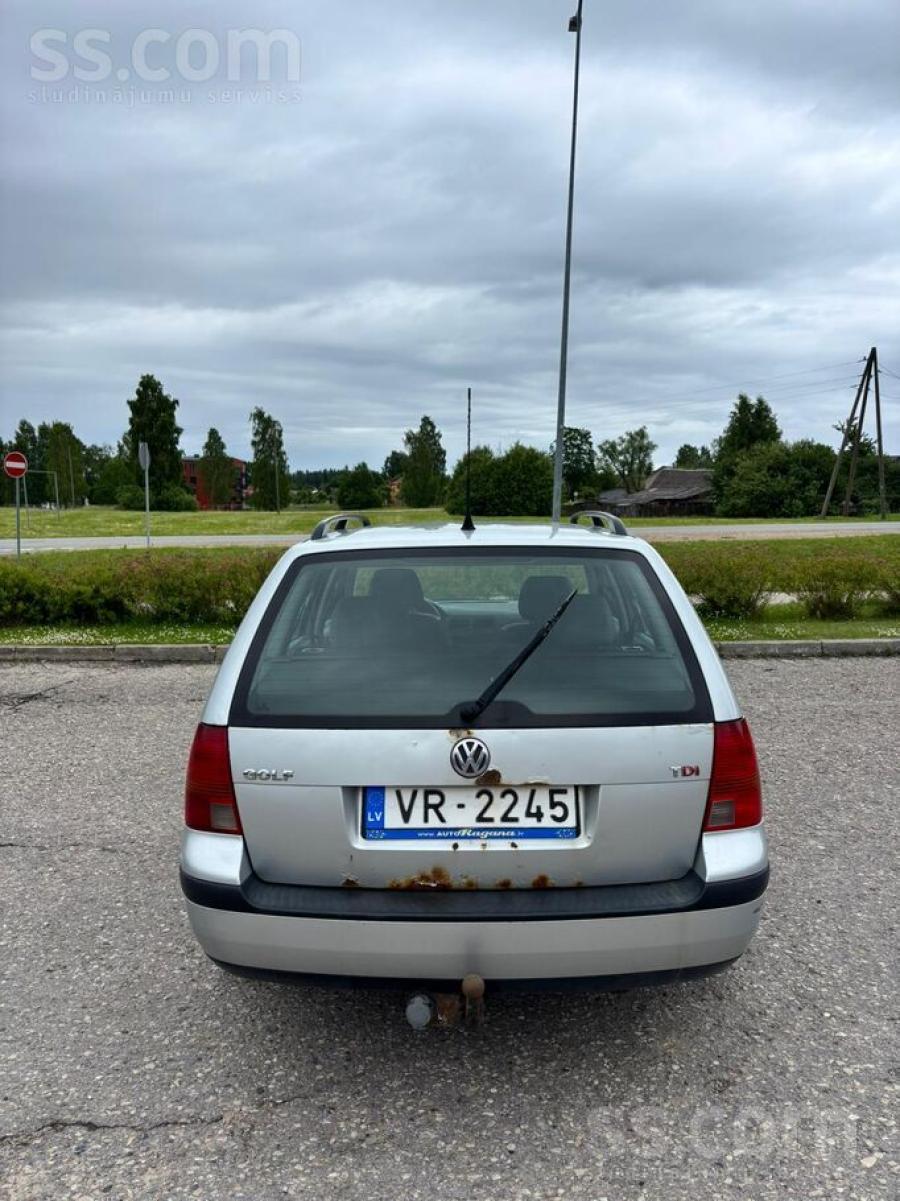 Volkswagen golf-variant 2001 Valka, ar dzinēja tilpumu 1.90 L un nobraukumu 306 tūkst. km par 750 €, foto 5 vietnē AUTOMOTO.COM.LV