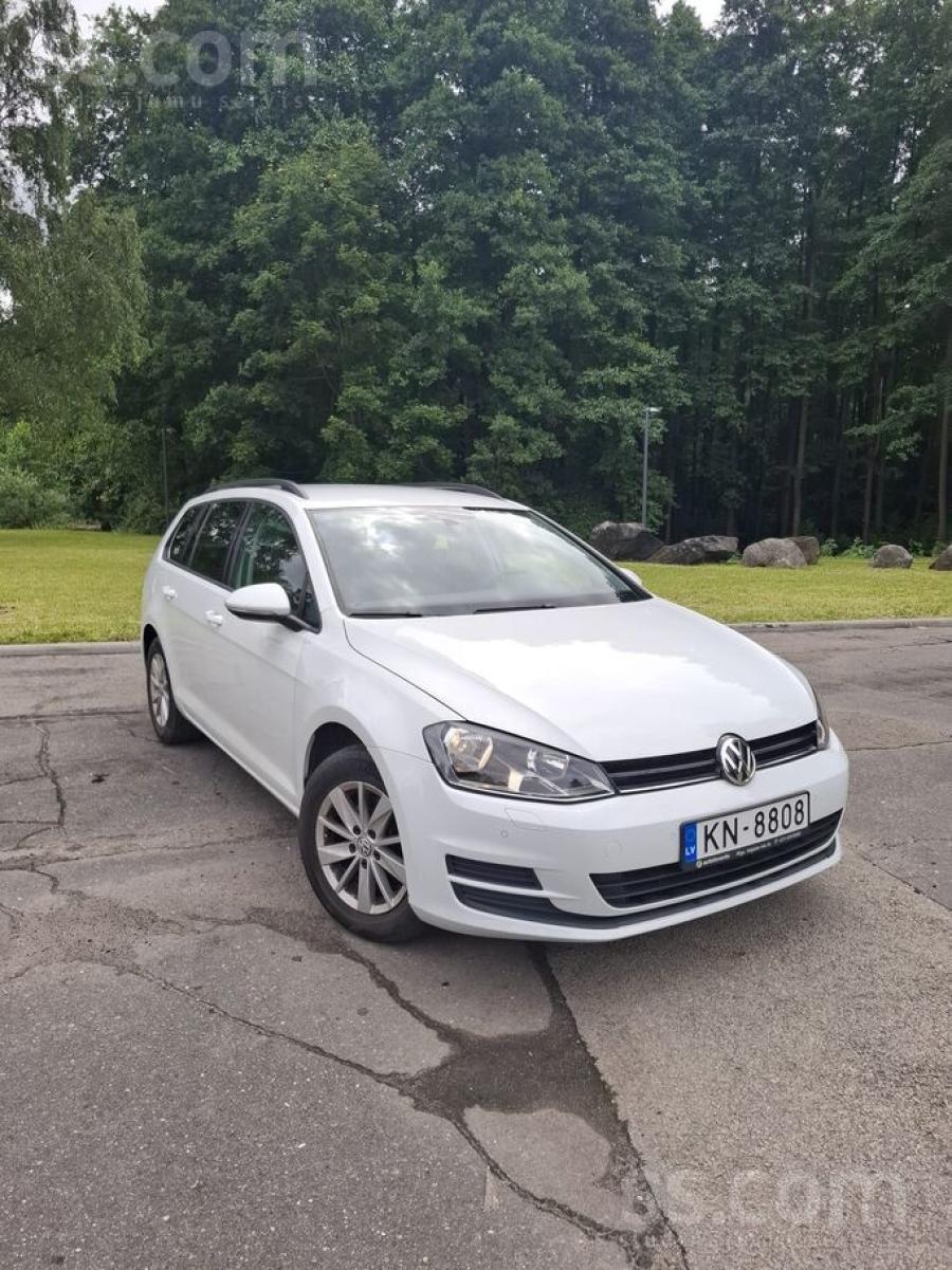 White Volkswagen golf-variant 2016 in Riga, with an engine capacity of 1.40 L and mileage of 150 thousand km for 9500 €, photo 12 on AUTOMOTO.COM.LV