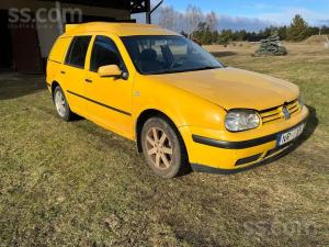 Yellow Volkswagen golf-variant 2002 in Riga, with an engine capacity of 1.90 L and mileage of 408 thousand km for 550 €, photo 11 on AUTOMOTO.COM.LV