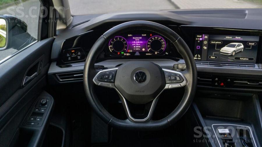 Melns Volkswagen Golf VIII 2022 Rīga, ar dzinēja tilpumu 1.50 L un nobraukumu 36 tūkst. km par 18990 €, foto 15 vietnē AUTOMOTO.COM.LV