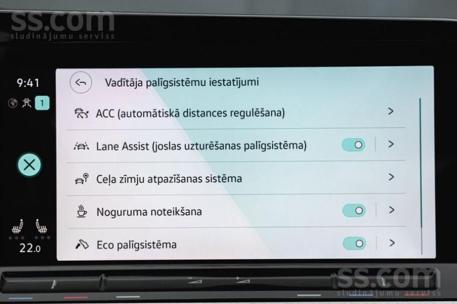 Melns Volkswagen Golf VIII 2023 Ventspils, ar dzinēja tilpumu 2.00 L un nobraukumu 140 tūkst. km par 17000 €, foto 22 vietnē AUTOMOTO.COM.LV
