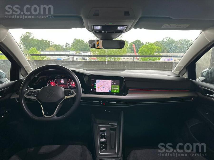 Melns Volkswagen Golf VIII 2024 Rīga, ar dzinēja tilpumu 1.50 L un nobraukumu 33 tūkst. km par 15290 €, foto 13 vietnē AUTOMOTO.COM.LV