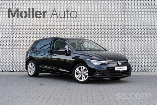 Volkswagen Golf VIII 2024 in Riga on AUTOMOTO.COM.LV Black Volkswagen Golf VIII 2024 in Riga, with an engine capacity of 1.50 L and mileage of 30 thousand km for 22900 €, photo 3 on AUTOMOTO.COM.LV