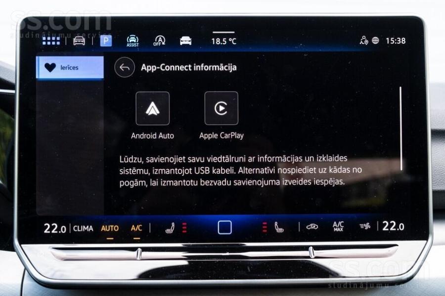 Melns Volkswagen Golf VIII 2026 Rīga, ar dzinēja tilpumu 1.50 L un nobraukumu 8 tūkst. km par 27950 €, foto 14 vietnē AUTOMOTO.COM.LV
