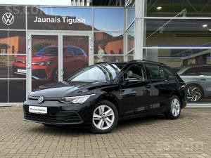 Black Volkswagen Golf VIII 2021 in Valmiera, with an engine capacity of 2.00 L and mileage of 122 thousand km for 18800 €, photo 3 on AUTOMOTO.COM.LV
