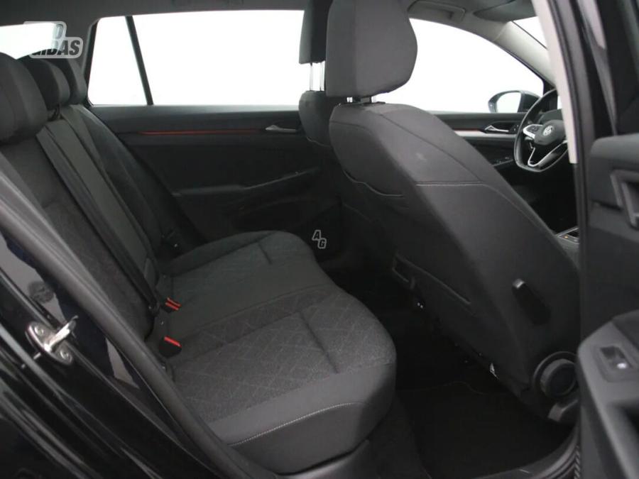 Black Volkswagen Golf VIII 2021 in Vilnius, with an engine capacity of 1.00 L and mileage of 184 thousand km for 12899 €, photo 15 on AUTOMOTO.COM.LV