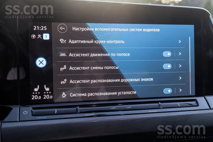 Melns Volkswagen Golf VIII 2021 Rīga, ar dzinēja tilpumu 2.00 L un nobraukumu 135 tūkst. km par 17500 €, foto 16 vietnē AUTOMOTO.COM.LV