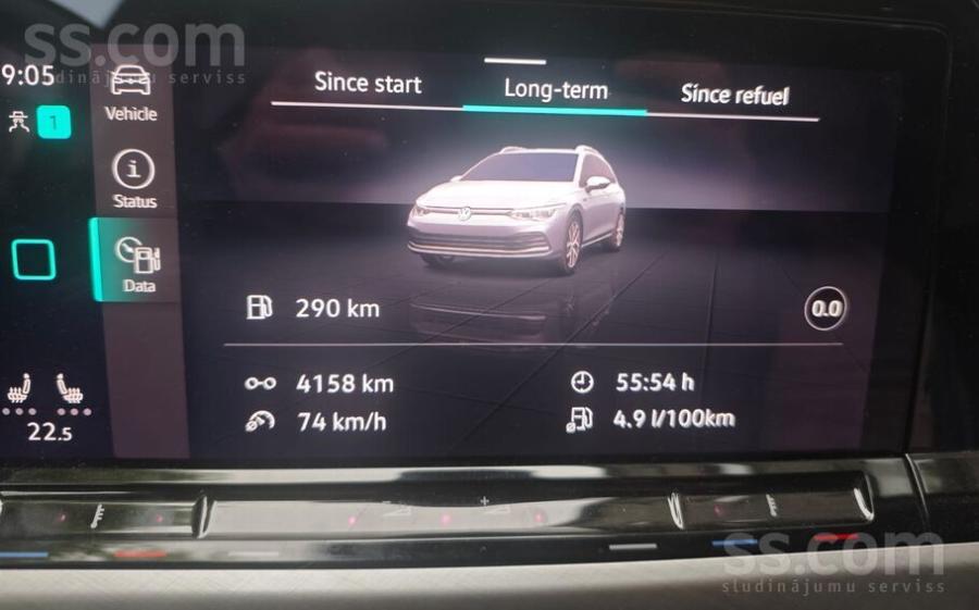 Черный Фольксваген Golf 8 2021 в Рига, объемом двигателя 2.00 л и пробегом 189 тыс. км за 16200 €, фото 11 на AUTOMOTO.COM.LV