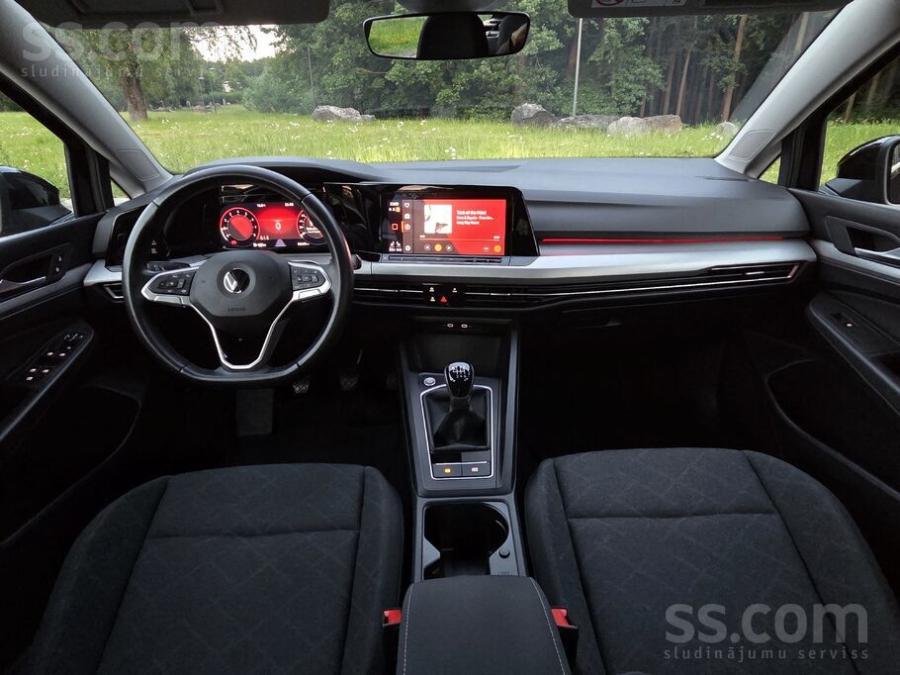 Melns Volkswagen Golf VIII 2022 Rīga, ar dzinēja tilpumu 1.50 L un nobraukumu 56 tūkst. km par 19900 €, foto 8 vietnē AUTOMOTO.COM.LV