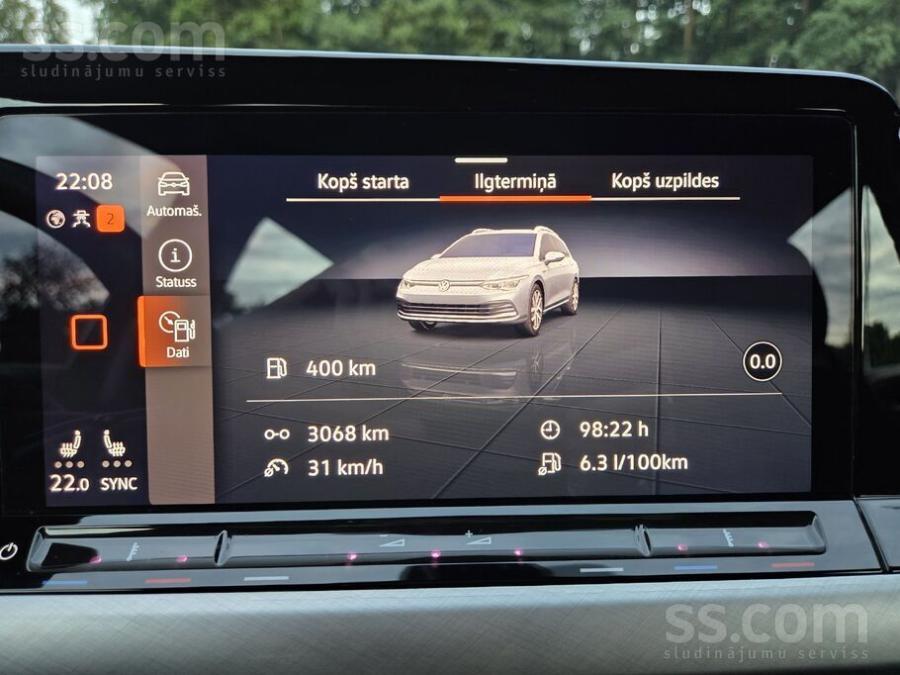 Melns Volkswagen Golf VIII 2022 Rīga, ar dzinēja tilpumu 1.50 L un nobraukumu 56 tūkst. km par 19900 €, foto 14 vietnē AUTOMOTO.COM.LV