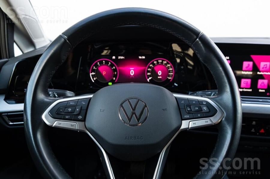 Black Volkswagen Golf VIII 2023 in Riga, with an engine capacity of 1.50 L and mileage of 159 thousand km for 17900 €, photo 12 on AUTOMOTO.COM.LV