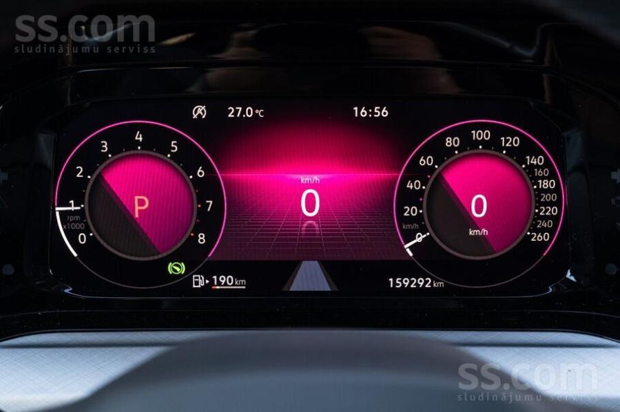 Black Volkswagen Golf VIII 2023 in Riga, with an engine capacity of 1.50 L and mileage of 159 thousand km for 17900 €, photo 13 on AUTOMOTO.COM.LV