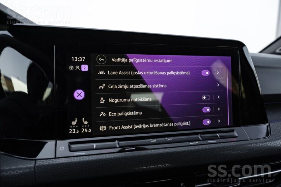Синий Фольксваген Golf 8 2021 в Рига, объемом двигателя 2.00 л и пробегом 75 тыс. км за 28750 €, фото 22 на AUTOMOTO.COM.LV
