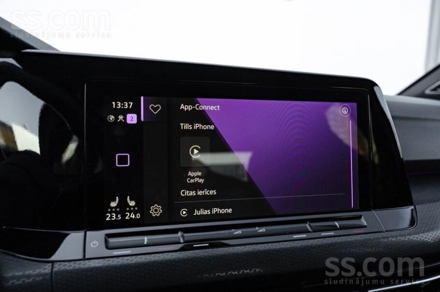Синий Фольксваген Golf 8 2021 в Рига, объемом двигателя 2.00 л и пробегом 75 тыс. км за 28750 €, фото 24 на AUTOMOTO.COM.LV