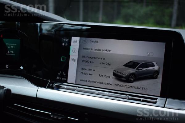 Синий Фольксваген Golf 8 2021 в Рига, объемом двигателя 1.50 л и пробегом 145 тыс. км за 14370 €, фото 9 на AUTOMOTO.COM.LV