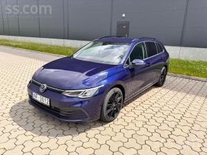 Blue Volkswagen Golf VIII 2022 in Riga, with an engine capacity of 2.00 L and mileage of 123 thousand km for 16200 €, photo  on AUTOMOTO.COM.LV