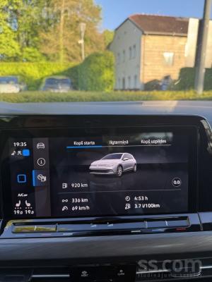 Pelēks Volkswagen Golf VIII 2020 Cēsis, ar dzinēja tilpumu 2.00 L un nobraukumu 104 tūkst. km par 23500 €, foto 13 vietnē AUTOMOTO.COM.LV