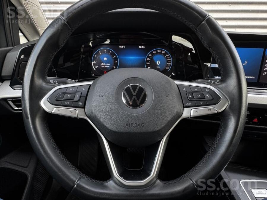 Pelēks Volkswagen Golf VIII 2021 Rīga, ar dzinēja tilpumu 1.00 L un nobraukumu 132 tūkst. km par 14900 €, foto 16 vietnē AUTOMOTO.COM.LV