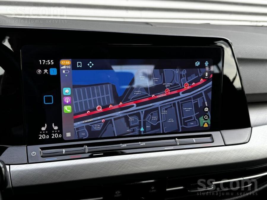 Pelēks Volkswagen Golf VIII 2021 Rīga, ar dzinēja tilpumu 1.00 L un nobraukumu 132 tūkst. km par 14900 €, foto 21 vietnē AUTOMOTO.COM.LV