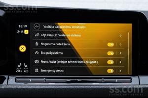 Pelēks Volkswagen Golf VIII 2022 Rīga, ar dzinēja tilpumu 1.40 L un nobraukumu 121 tūkst. km par 19250 €, foto 17 vietnē AUTOMOTO.COM.LV