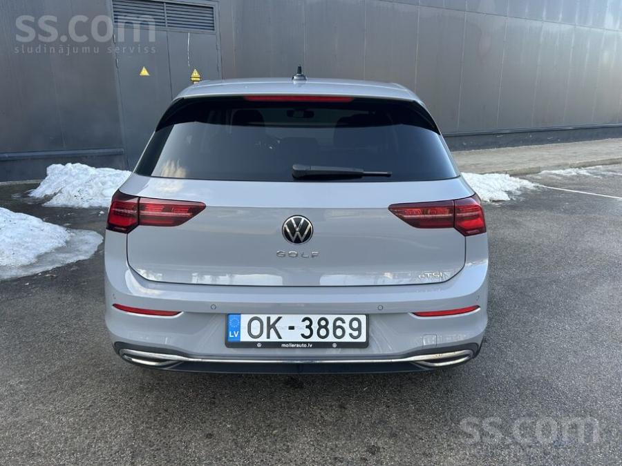 Grey Volkswagen Golf VIII 2024 in Riga, with an engine capacity of 1.50 L and mileage of 24 thousand km for 23850 €, photo 8 on AUTOMOTO.COM.LV