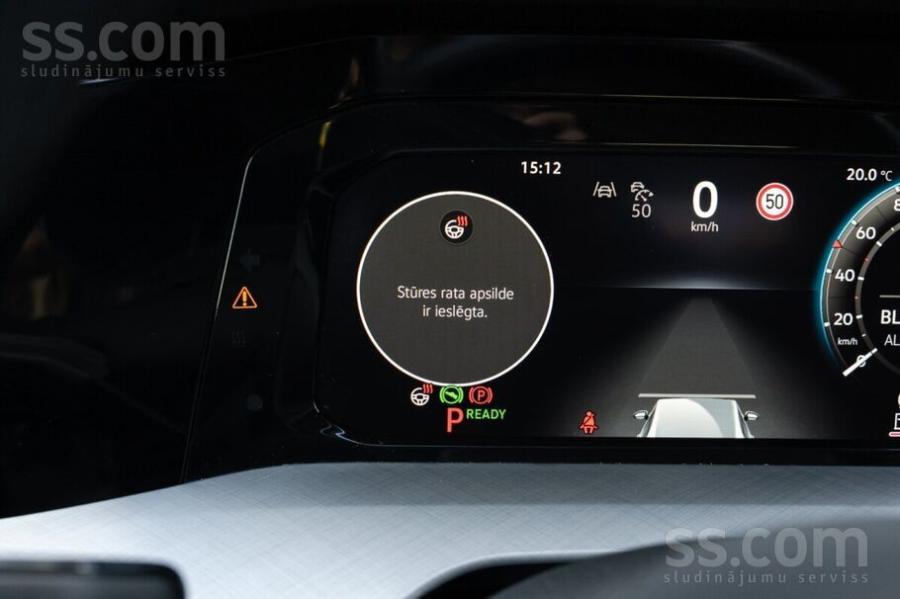Pelēks Volkswagen Golf VIII 2024 Rīga, ar dzinēja tilpumu 1.50 L un nobraukumu 34 tūkst. km par 22900 €, foto 12 vietnē AUTOMOTO.COM.LV