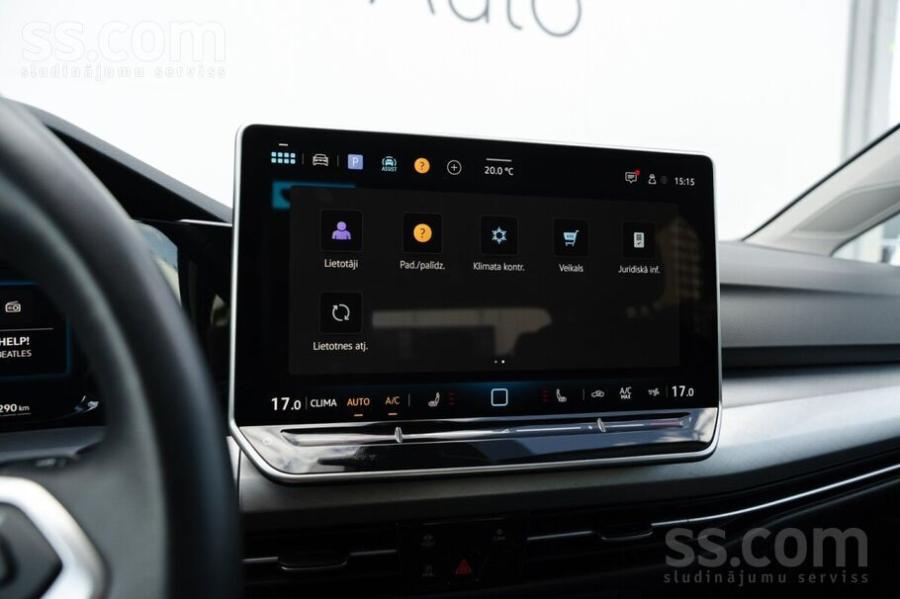 Серый Фольксваген Golf 8 2024 в Рига, объемом двигателя 1.50 л и пробегом 34 тыс. км за 22900 €, фото 23 на AUTOMOTO.COM.LV