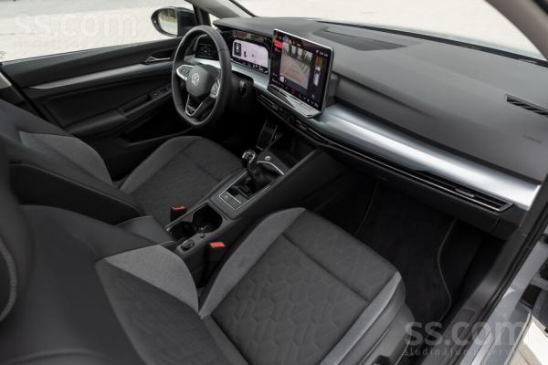 Grey Volkswagen Golf VIII 2026 in Riga, with an engine capacity of 1.50 L and mileage of 10 thousand km for 24000 €, photo 9 on AUTOMOTO.COM.LV