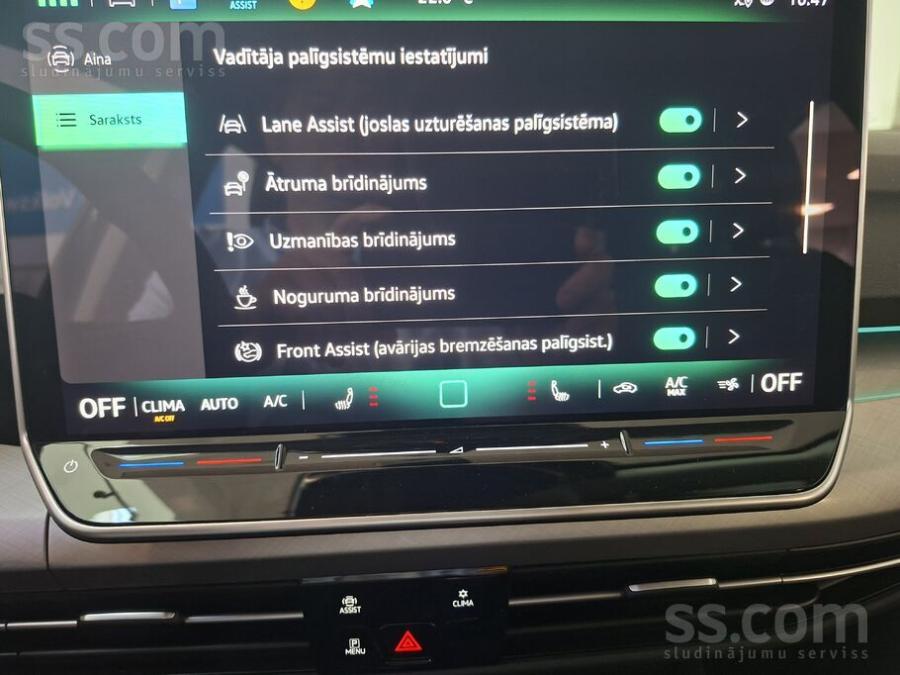 Серый Фольксваген Golf 8 2026 в Даугавпилс, объемом двигателя 1.50 л и пробегом 0 тыс. км за 23057 €, фото 18 на AUTOMOTO.COM.LV
