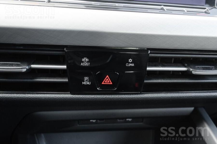 Grey Volkswagen Golf VIII 2021 in Riga, with an engine capacity of 1.50 L and mileage of 166 thousand km for 13750 €, photo 16 on AUTOMOTO.COM.LV