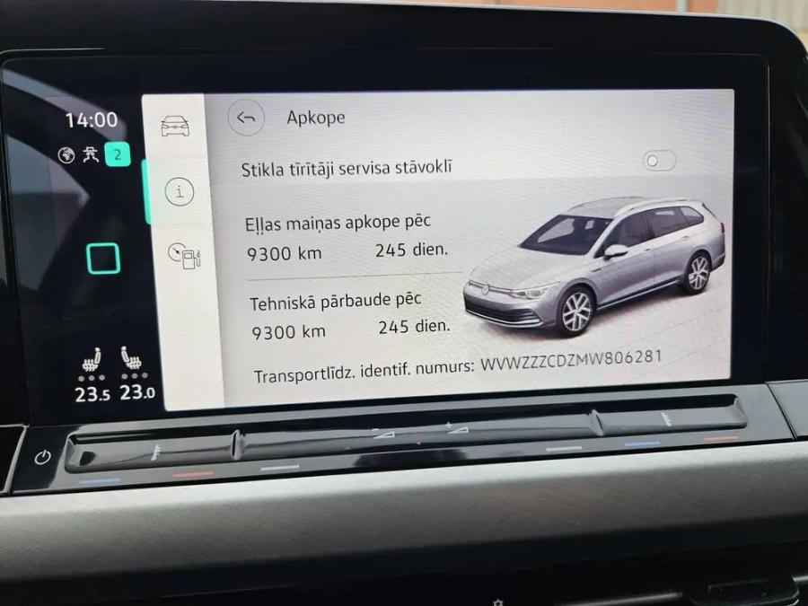 Серый Фольксваген Golf 8 2021 в Екабпилс, объемом двигателя 1.50 л и пробегом 79 тыс. км за 17990 €, фото 31 на AUTOMOTO.COM.LV