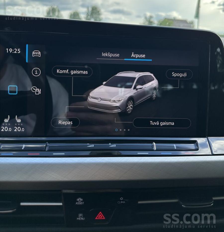 Серый Фольксваген Golf 8 2021 в Рига, объемом двигателя 1.50 л и пробегом 193 тыс. км за 11900 €, фото 19 на AUTOMOTO.COM.LV