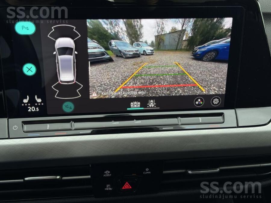 Grey Volkswagen Golf VIII 2021 in Valmiera, with an engine capacity of 2.00 L and mileage of 218 thousand km for 14200 €, photo 18 on AUTOMOTO.COM.LV