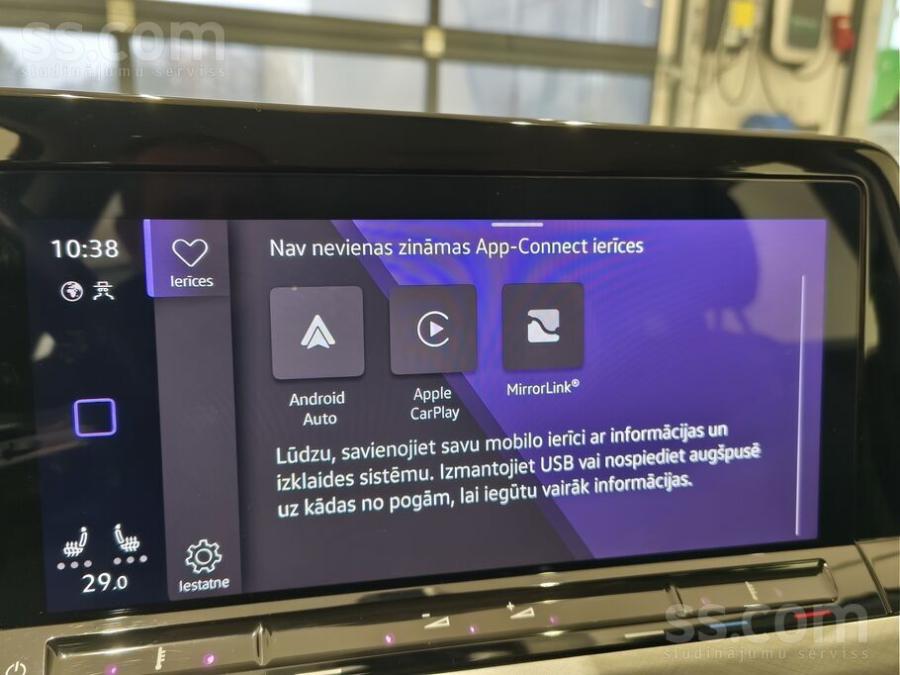 Серый Фольксваген Golf 8 2022 в Рига, объемом двигателя 2.00 л и пробегом 186 тыс. км за 14190 €, фото 19 на AUTOMOTO.COM.LV