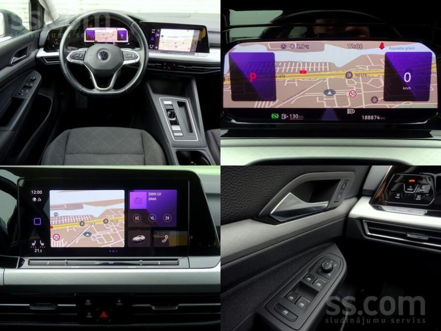 Серый Фольксваген Golf 8 2022 в Рига, объемом двигателя 2.00 л и пробегом 189 тыс. км за 15800 €, фото 14 на AUTOMOTO.COM.LV