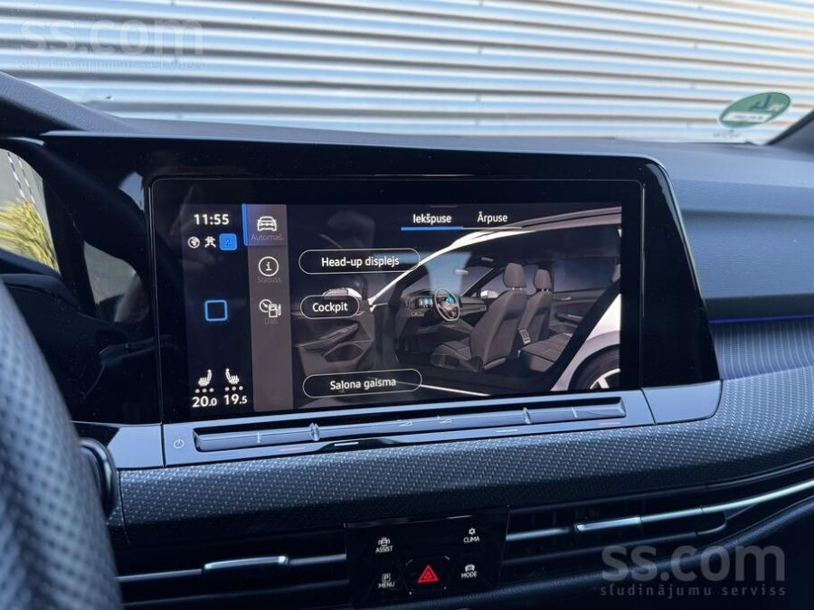 Pelēks Volkswagen Golf VIII 2022 Rīga, ar dzinēja tilpumu 2.00 L un nobraukumu 196 tūkst. km par 19900 €, foto 23 vietnē AUTOMOTO.COM.LV