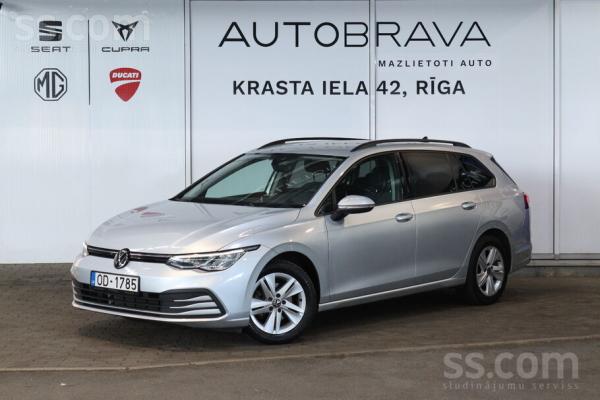Grey Volkswagen Golf VIII 2022 in Riga, with an engine capacity of 1.50 L and mileage of 141 thousand km for 14200 €, photo 1 on AUTOMOTO.COM.LV